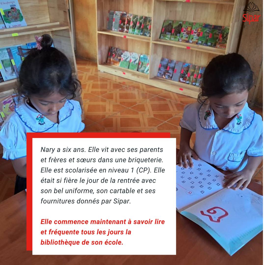 Association Sipar - Education et lecture pour tous au Cambodge